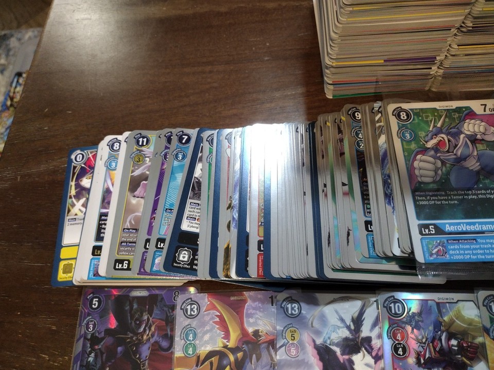 Digimon Card Lot Of 800! 16 Super Rares & Tons Of Foils! | eBay