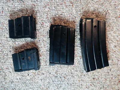 Ruger Mini-14 Magazine Lot Of 4 (2) 5 Round And (1) 10 Round .223 REM ...