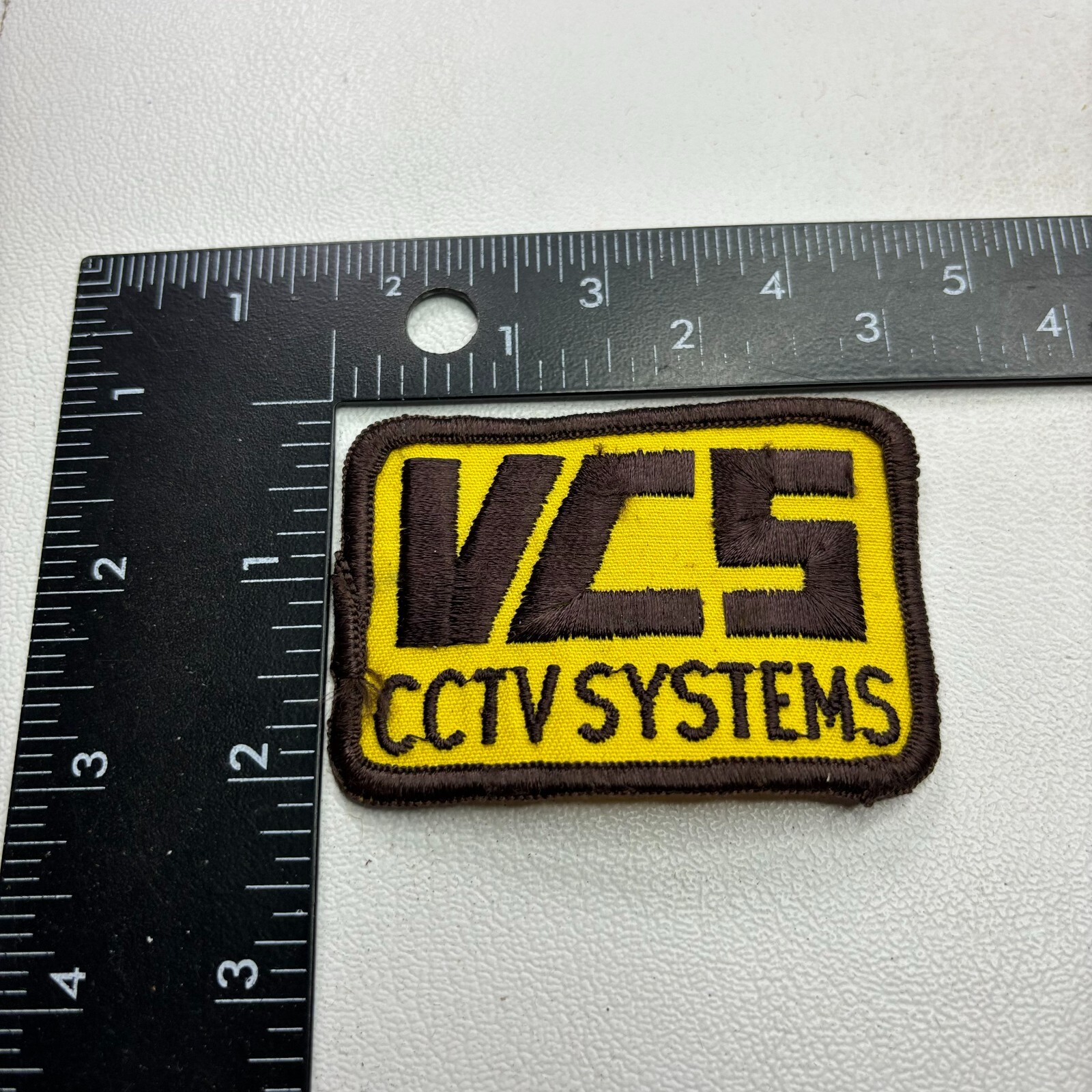 Vintage VCS CCTV SYSTEMS Patch advertising 411X | eBay