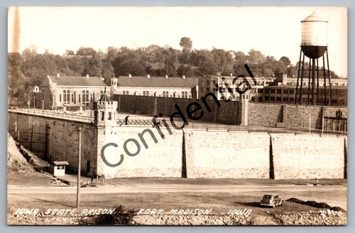 Real Photo Iowa State Prison Jail Building At Fort Madison IA Iowa RP ...