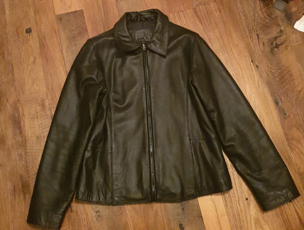 RARE RETIRED VINTAGE Trump Plaza: Men's Genuine Black Leather Jacket ...