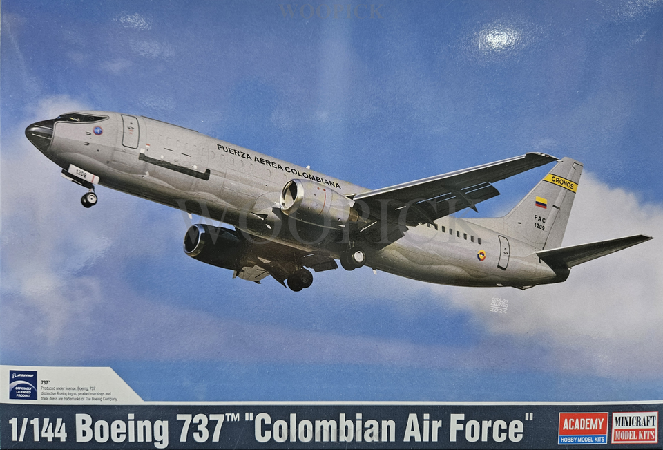 Academy 1/144 Boeing 737 "Colombian Air Force" Hobby Model kit Toy ...