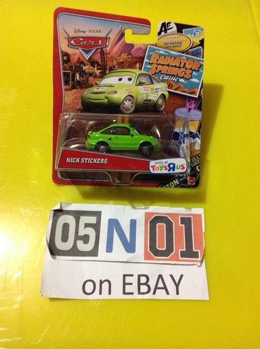 Disney Pixar Cars NICK STICKERS Radiator Springs Classic Only at Toys R ...