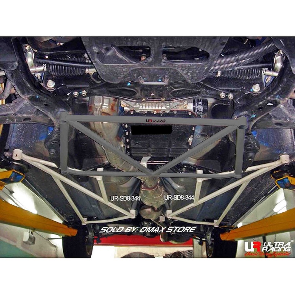 FOR SUBARU IMPREZA STI GDB 03~07 ULTRA RACING 8 POINT SIDE LOWER FULL ...