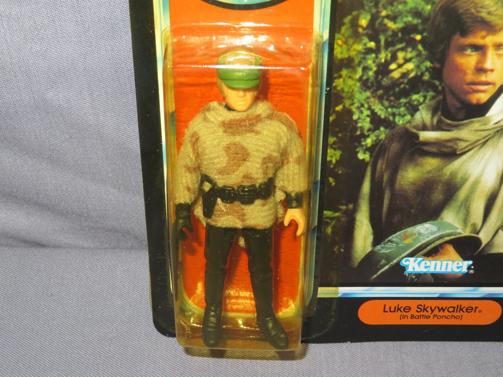 Star Wars LUKE SKYWALKER BATTLE PONCHO Power of the Force POTF w/Coin ...