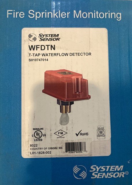 System Sensor Wfdtn Red T-tap Waterflow Detector S010747014 for sale online | eBay
