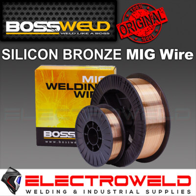 5kg BOSSWELD Silicon Bronze Mig Welding Wire 0.8mm / 0.9mm ERCuSi-A ...