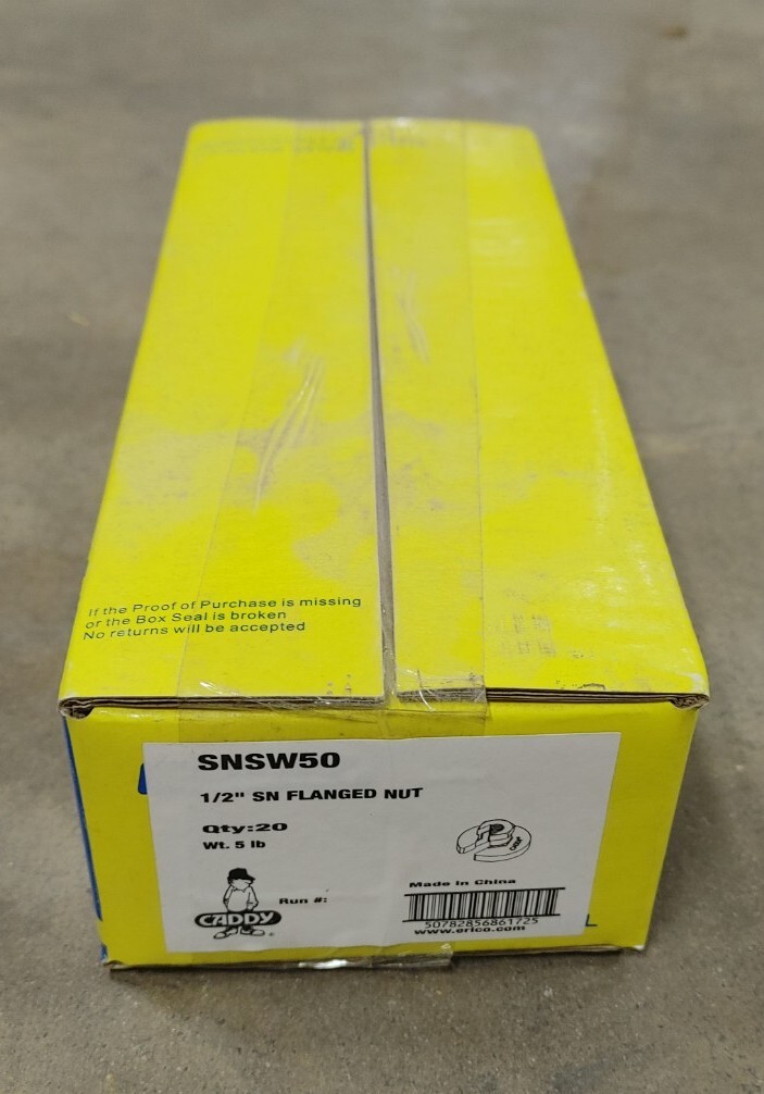 Quantity Of 20 ERICO NVENT/CADDY SNSW50 1/2" Rod Split Flange Nut ...
