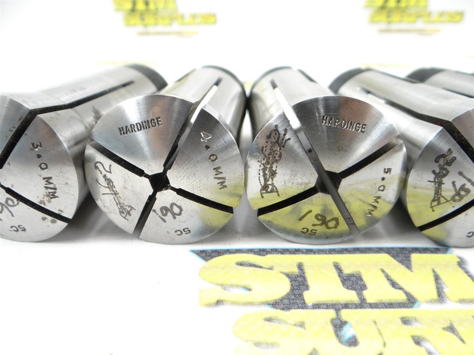 7 HARDINGE METRIC 5C SQUARE COLLETS 3.0MM TO 9.0MM | eBay