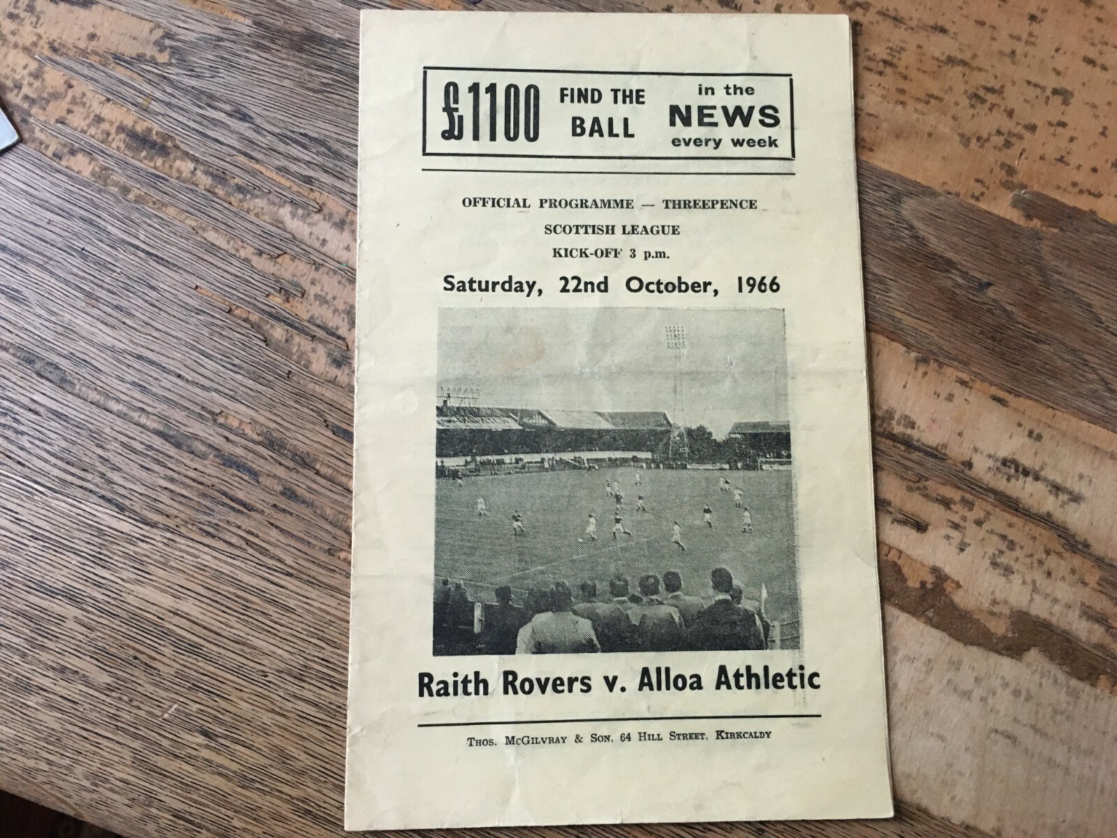 RAITH ROVERS HOME programmes 1960s choose from list | eBay
