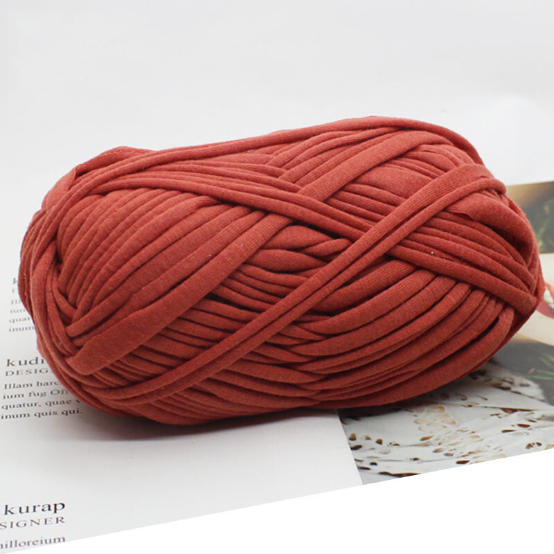 100g Chunky Yarn 1 Ply Knitting Crochet Thick Yarn for DIY Bag Carpet ...