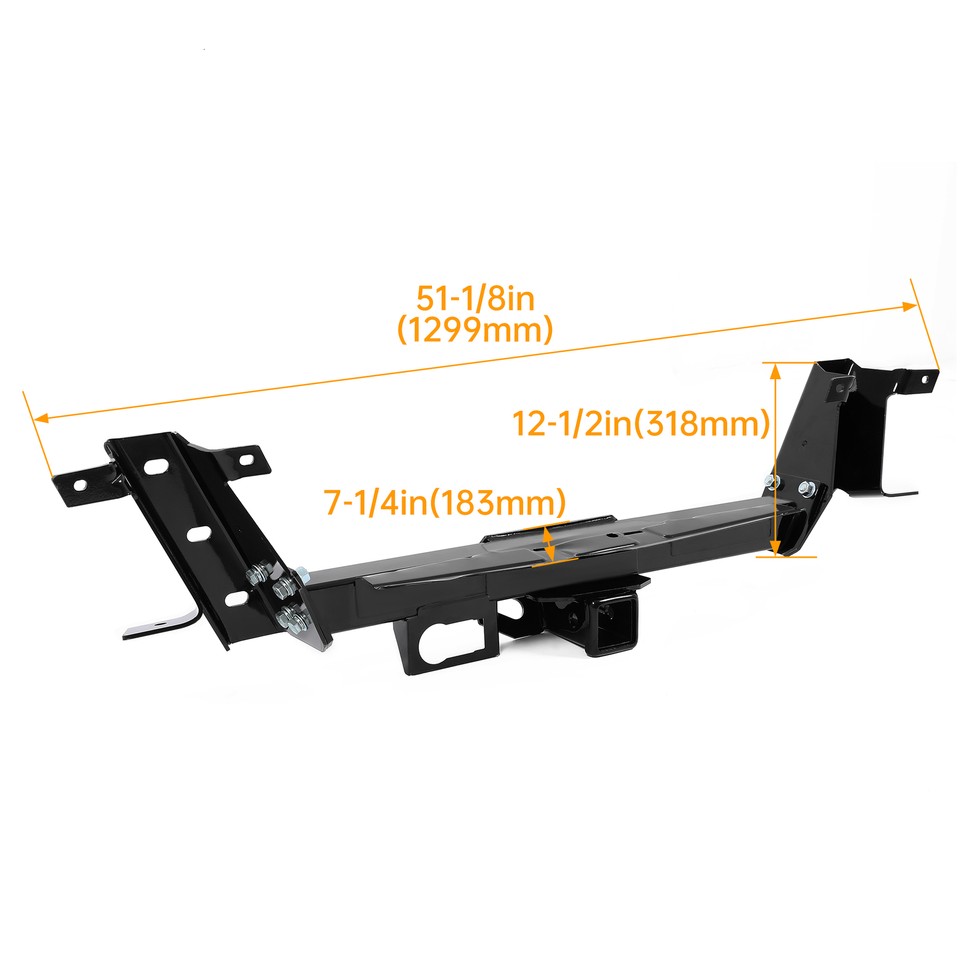 Rear Bumper Reinforcement For Ford F-150 2009-2014 W/ Class 3 Tow Hitch ...
