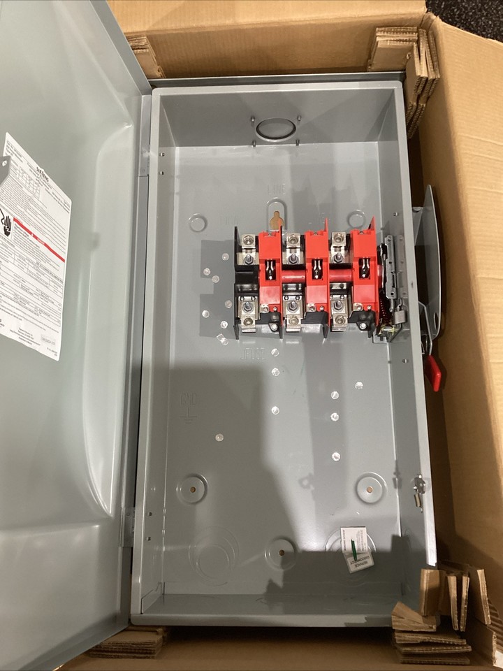 Siemens Safety Switch GF324NR 200 Amp 240 Volt Non Fused Nema 3R | eBay