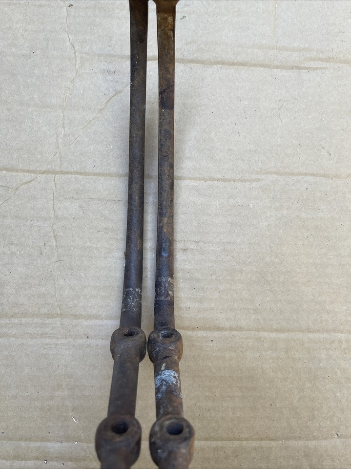 Early 1928 AR Model A Ford REAR FENDER BRACKETS BRACES Tudor Phaeton ...
