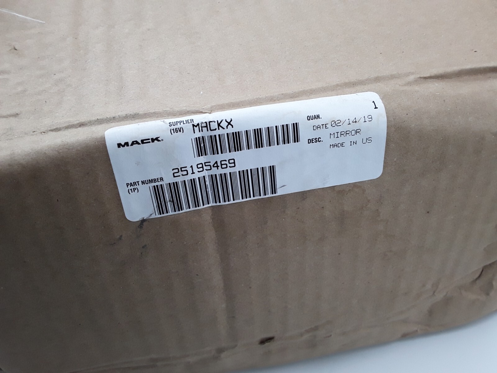 EOM Mack Mirror CV Head-convex 25195469 for sale online | eBay