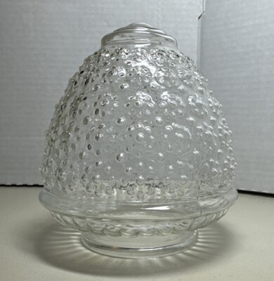 Vintage Replacement Clear Glass Globe Acorn Hobnail Ceiling Porch Light ...