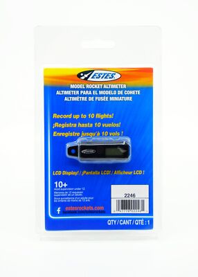 Estes 2246 Flying Model Rocket Altimeter Flight Altitude Recorder ...