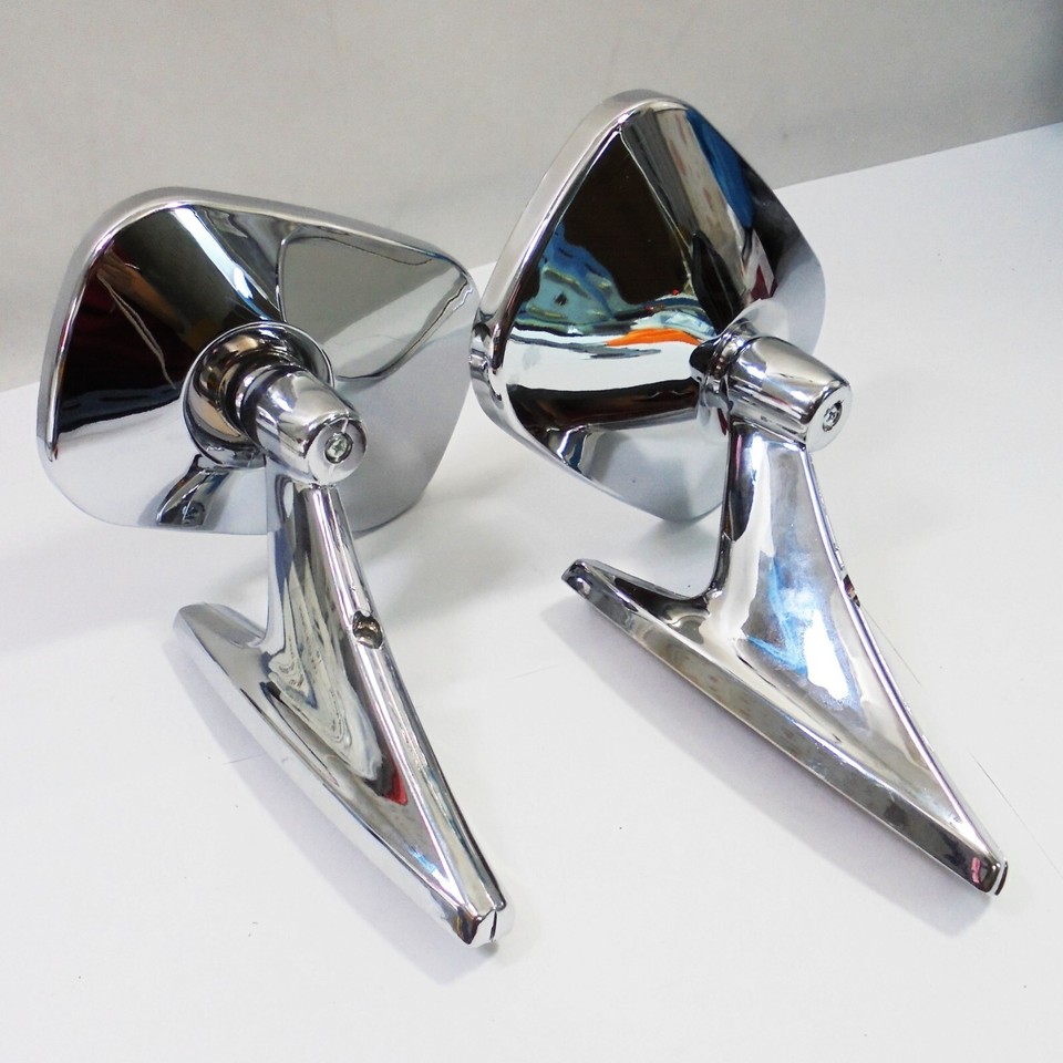 For Ford F-100 Ranger F-Series 1967-72 Chrome Square Fender/Door Side ...