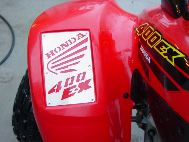 HONDA TRX 400 400EX TRX400EX EX TRX400 CUSTOM WARNING LABEL COVERS TAGS ...