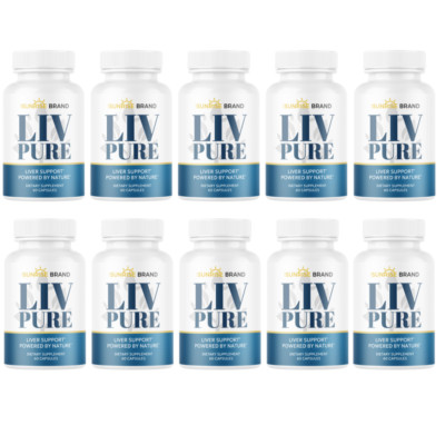 Liv Pure Capsules For Liver Detox Support - 10 Bottles 600 Capsules | eBay
