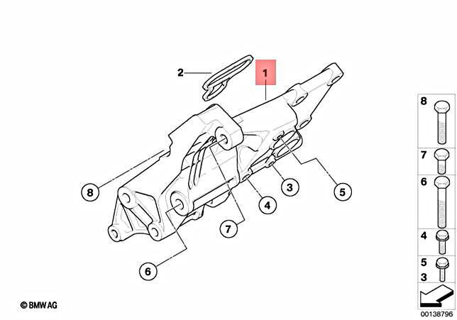 Alternator Bracket Genuine For BMW 12317533837 | eBay