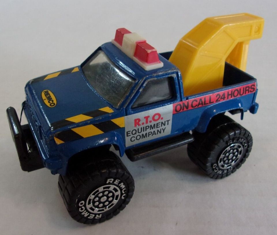 Used Vintage 1987 Remco R.T.O. Equipment Company Truck Blue With Crane ...