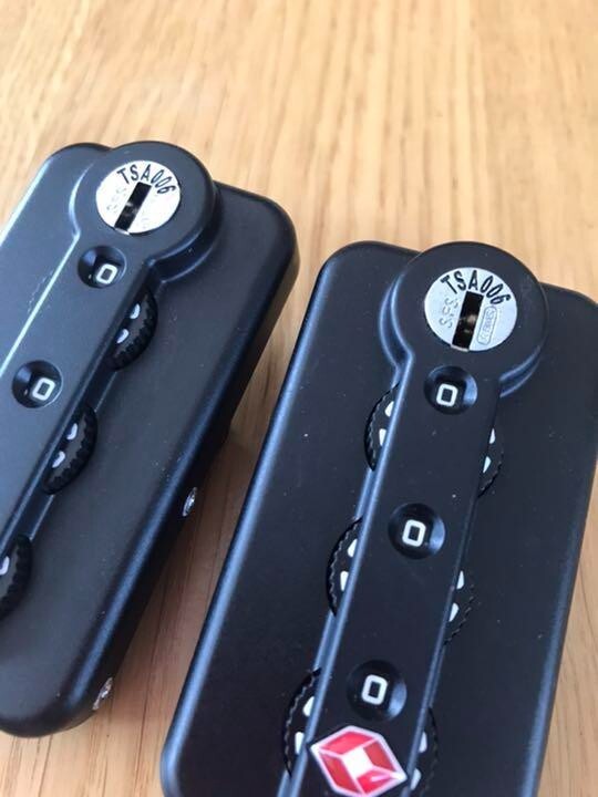 Rimowa Genuine Parts TSA006 Luggage Suitcase Dial Lock Set of 2 Black ...