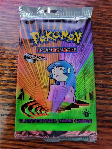Pokemon -GYM CHALLENGE Booster Pack - Sabrina [1st Edition] *EMPTY ...