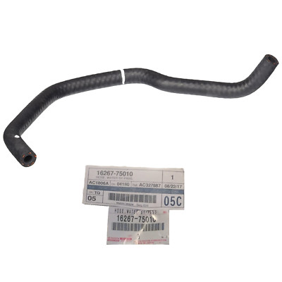 16267-75010 Toyota Hose, water by-pass, no.3 1626775010, New Genuine ...