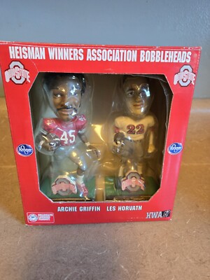 Ohio State Heisman Trophy Mini Bobbleheads Archie Griffin & Les Horvath ...