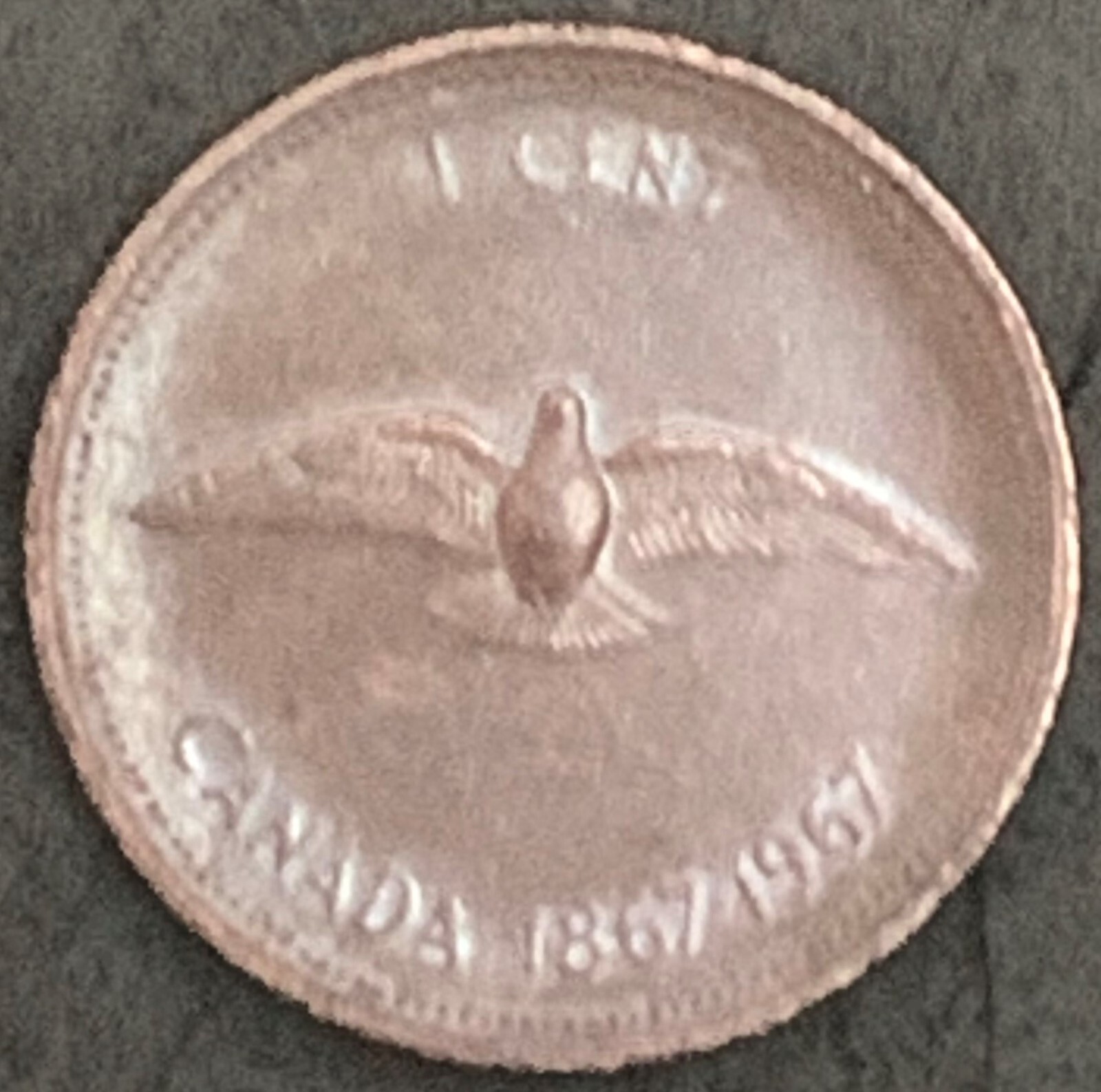 Canada 1967 Centennial 1 Cent Copper One Canadian Penny Dove Coin | eBay