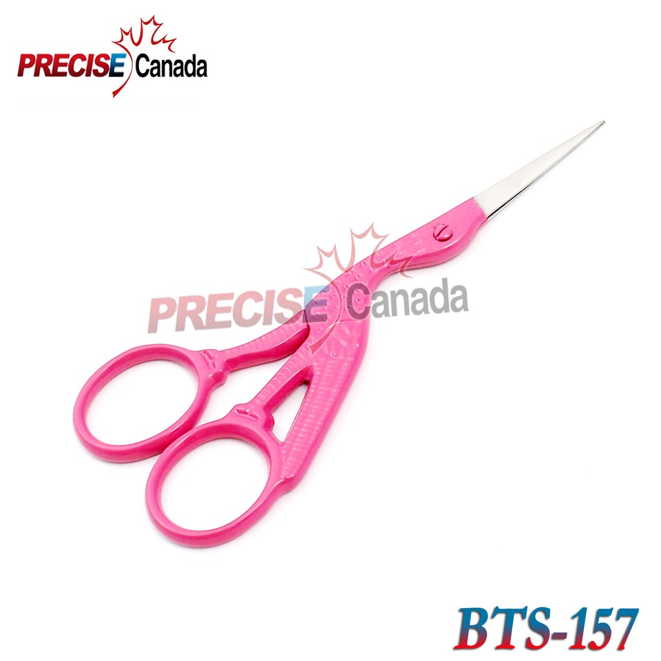 1pc Pink Embroidery Scissors And Cross Stitch Sewing Bird Small Tools ...