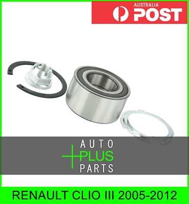 Fits RENAULT CLIO III 2005-2012 - FRONT WHEEL BEARING REPAIR KIT ...
