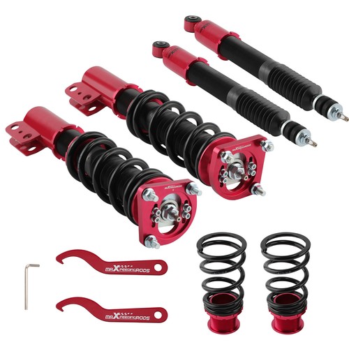 24 Click Damper ADJUSTABLE Coilovers Lowering Kit For Ford Mustang 94 ...