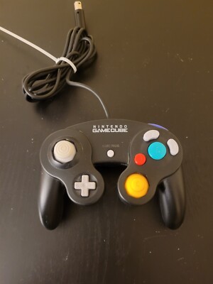 Official Nintendo GameCube Black Authentic Controller OEM DOL-003 | eBay