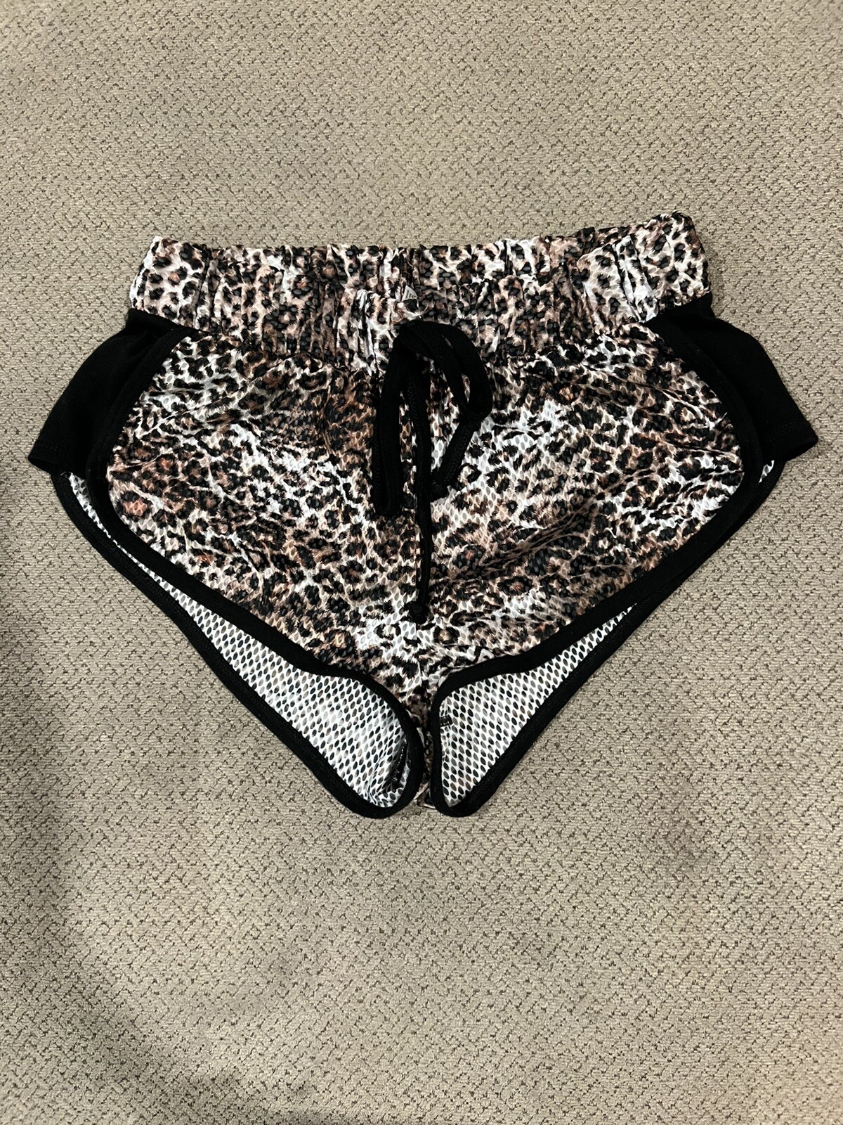 Women's Mapale Leopard See Thru Swim Suit Swim Shorts… - Gem
