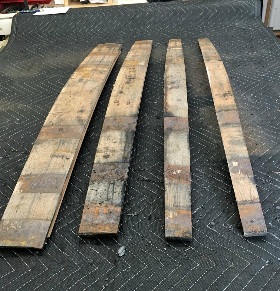 Whiskey Barrel Staves From a Used Oak Whiskey Barrel | eBay