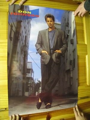 Don Johnson Poster Miami Vice Days Full Body Shot No Socks | eBay