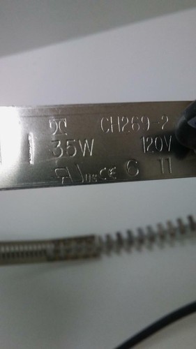 OEM Carrier Bryant CH269-2 Compressor Crankcase Heater 120V 35W Strap ...