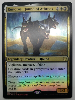 mtg magic kunoros, hound of athreos FOIL ENGLISH kounoros chien d ...