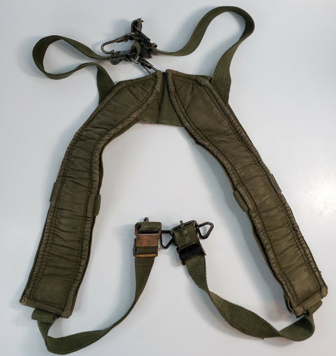 US Army Military M1956 M56 Suspenders Web Field Gear Regular US Army Military M1956 M56 Suspenders Web Field Gear Regular