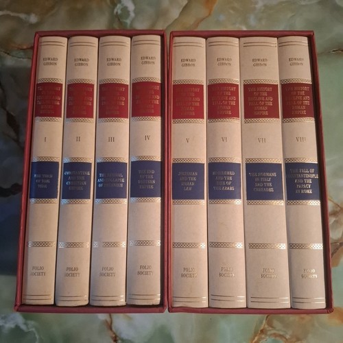 Folio Society The History Decline Fall of the Roman Empire Gibbon Slip ...