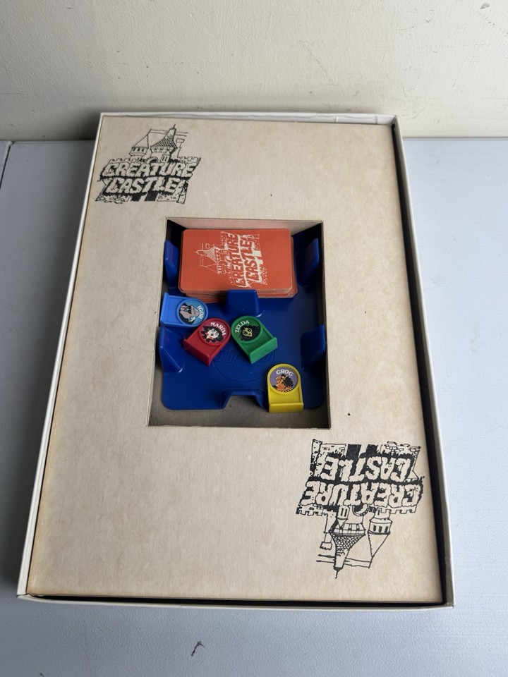 Vintage Creature Castle Board Game 100% Complete Set Vintage Whitman ...