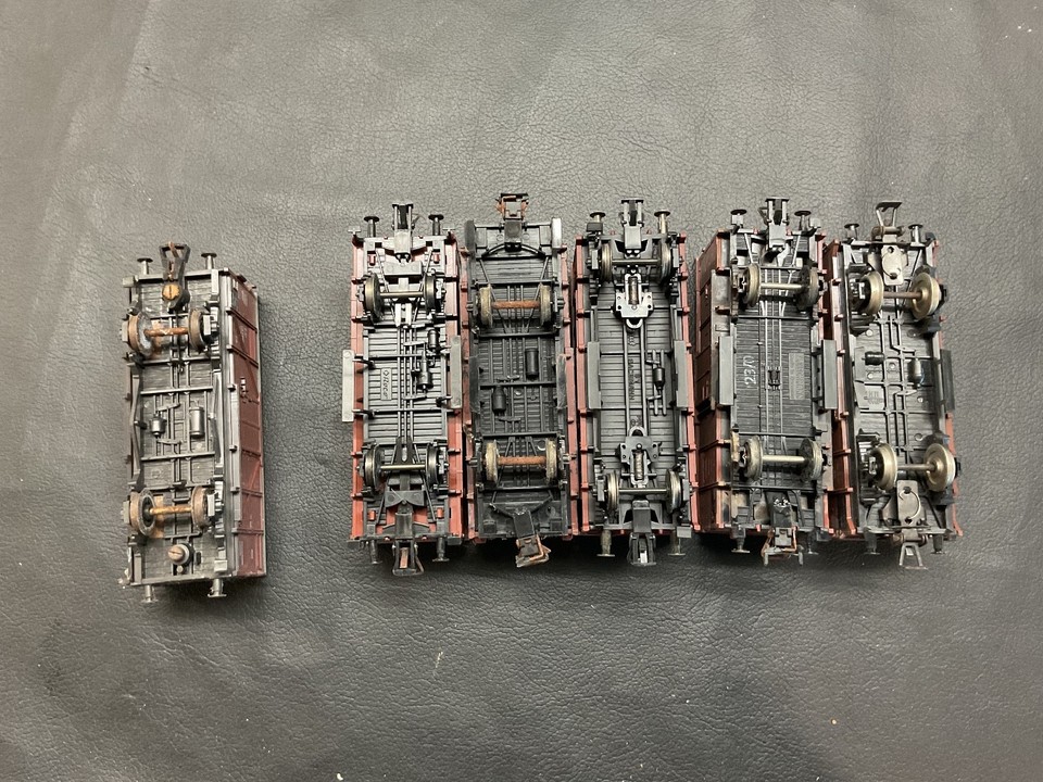 Rake of 6 Piko, Fleischmann, Liliput and Roco box cars | eBay Australia