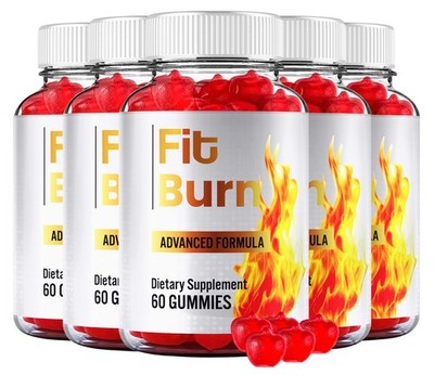 (5 Pack) Fit Burn Gummies - Advanced FitBurn Formula for Weight Loss ...