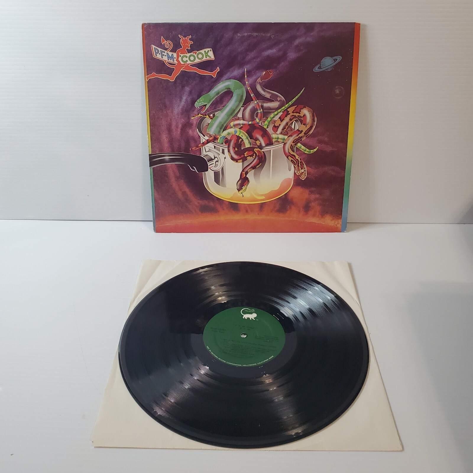 Vintage PFM Cook LP 1974 Manticore Vinyl Premiata Forneria Marconi ...