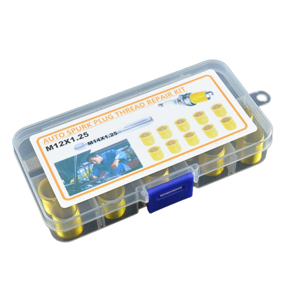 11PCS Spark Plug Thread Repair Kit Spark Plug Thread Repair Tools Tap ...