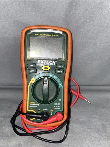 Extech EX330 12 Function Multimeter Non Contact Voltage Detector Red ...