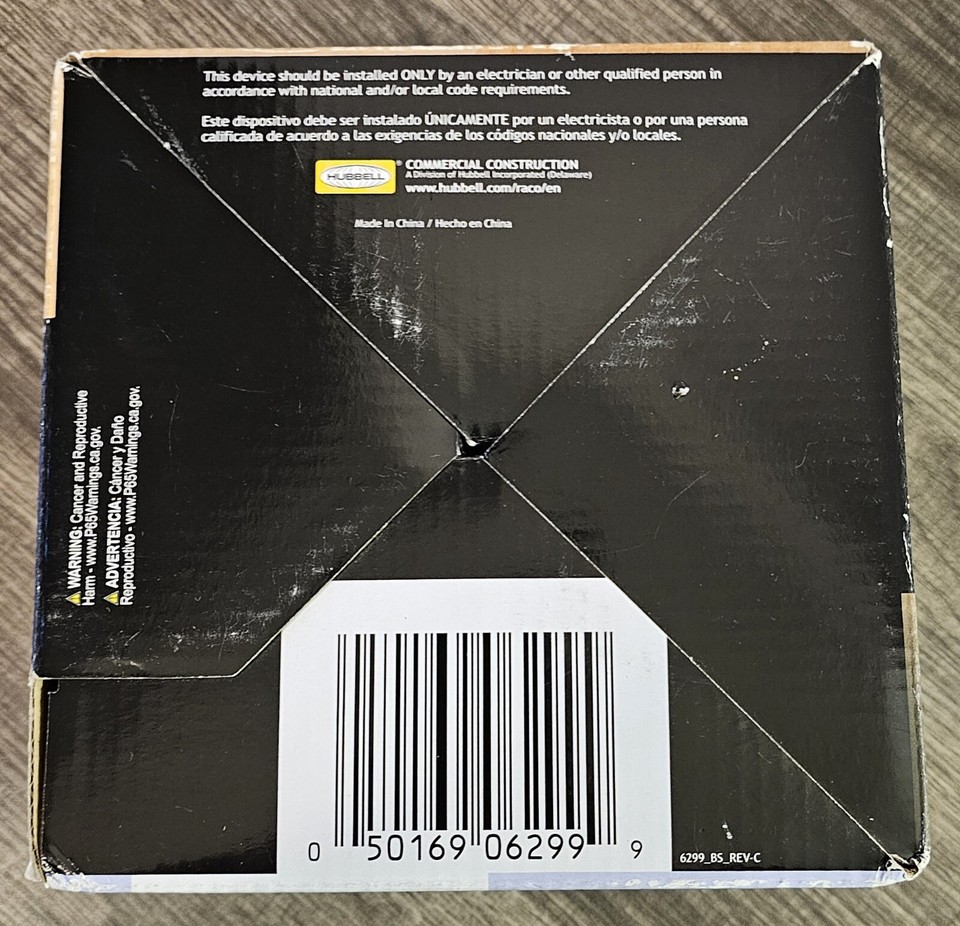 Hubbell RACO 6299 Round Nonmetallic Cover Kit Two-Lift Lids for 5511 ...