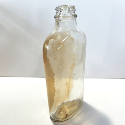 Vintage Obear Nester Glass Company #3 Medicine Clear Bottle 6 3/8" Tall ...